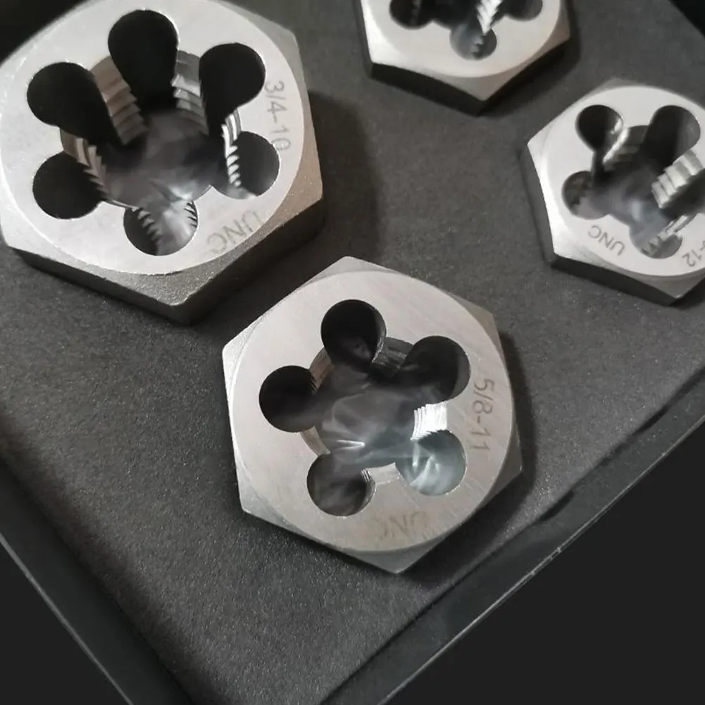 Tools Tap & Die 10PCS Hexagon Die Nut Set Tap Set Thread Tools American ...