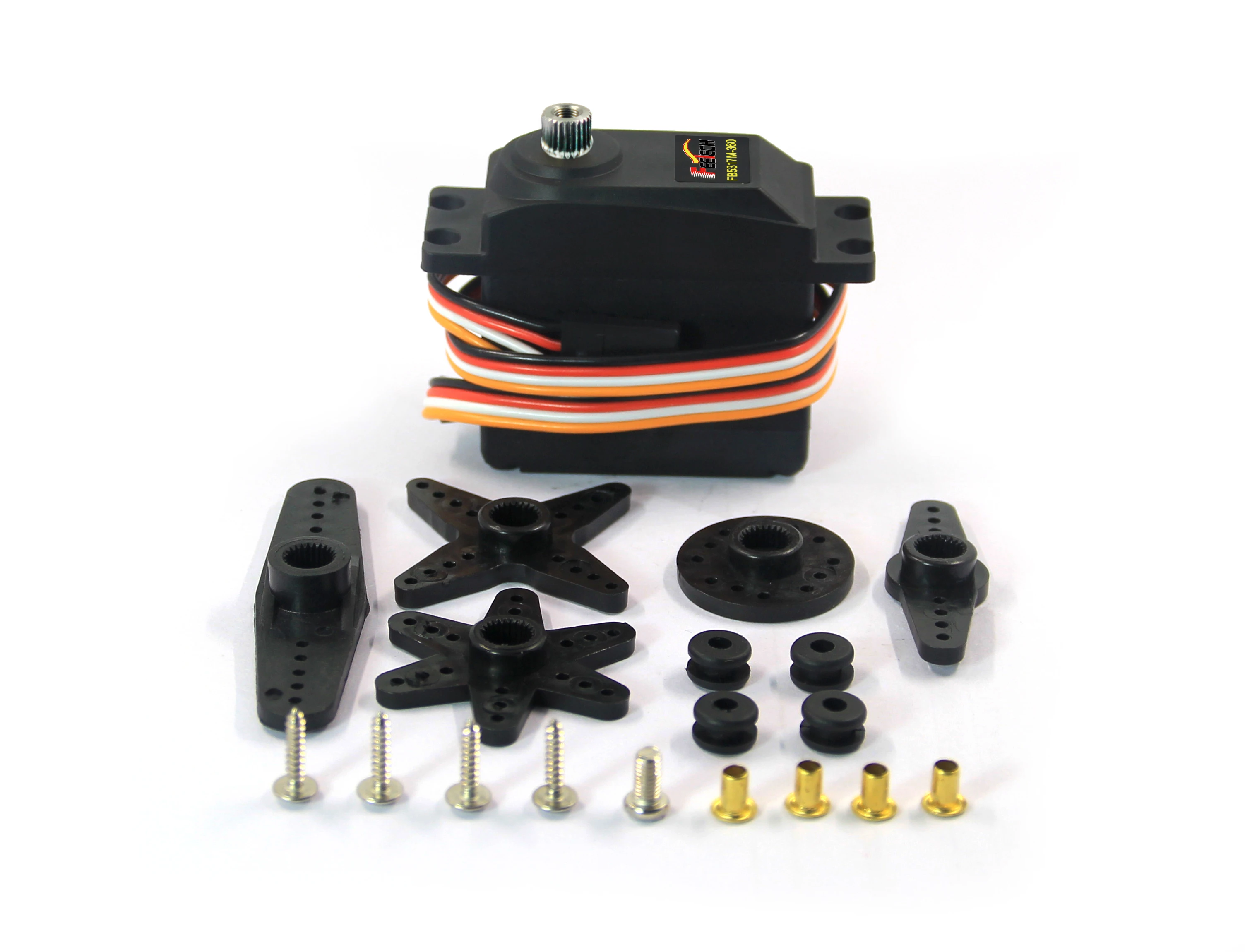 Feetech-17-Kg-Metal-Brush-Motor-360-Degree-Continuous-Rotation-Voltage ...