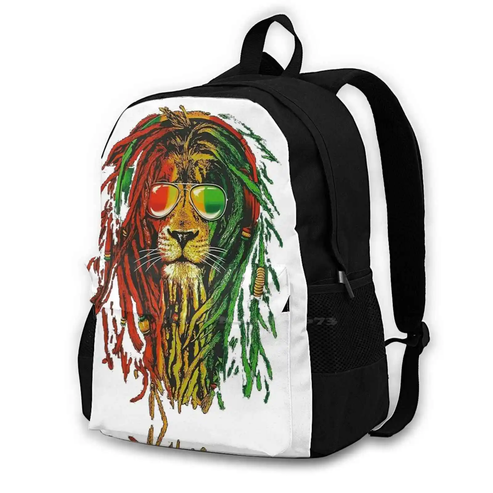 Rastareggie School Bag Big Capacity Backpack Laptop 15 Inch Rasta ...