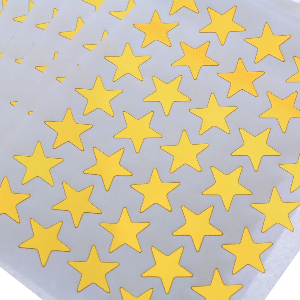 Yellow Star Stickers