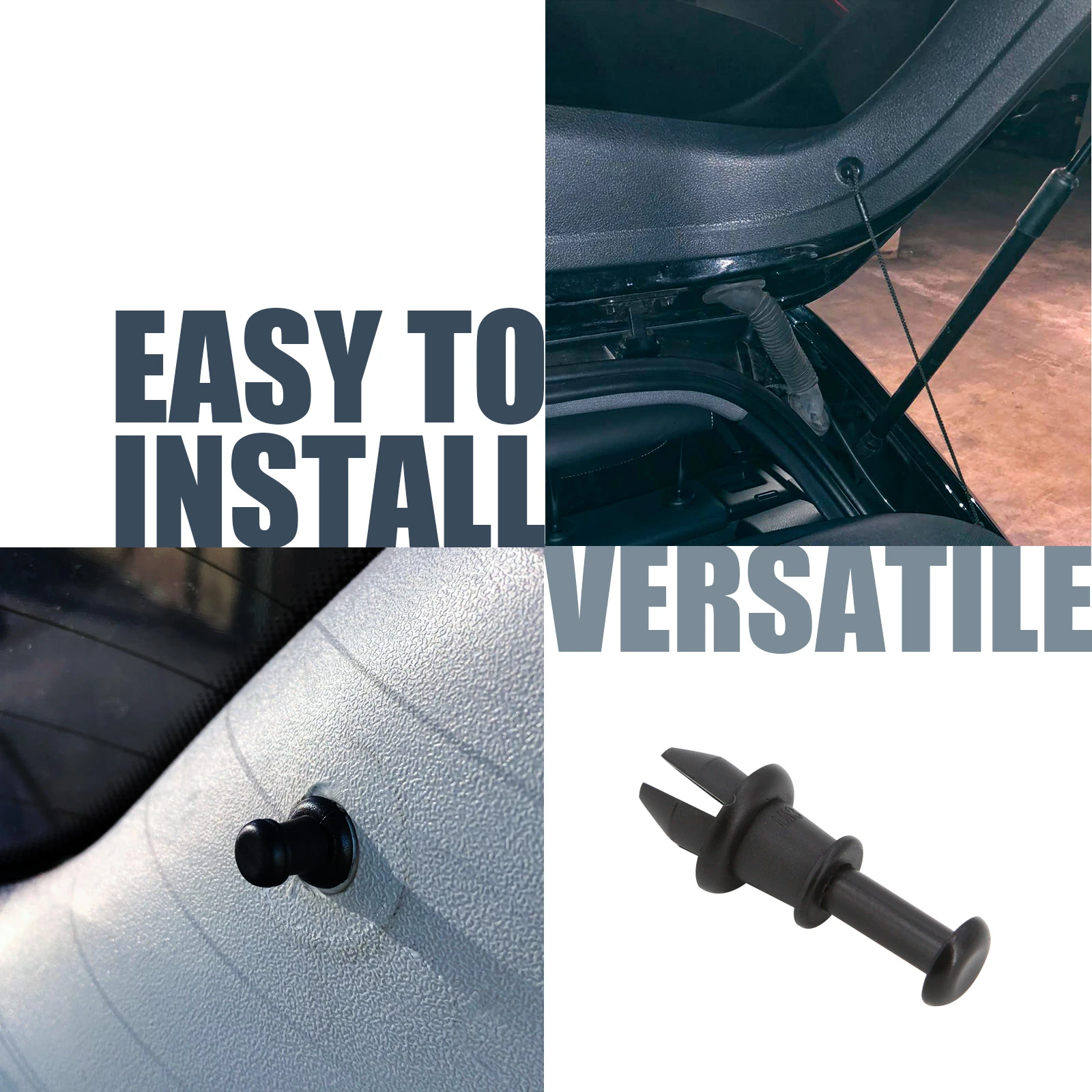 2pc Parcel Shelf String Clips For Vw Golf Mk5 Mk6 5 6 Gti Tigaun 5n Mk1 ...