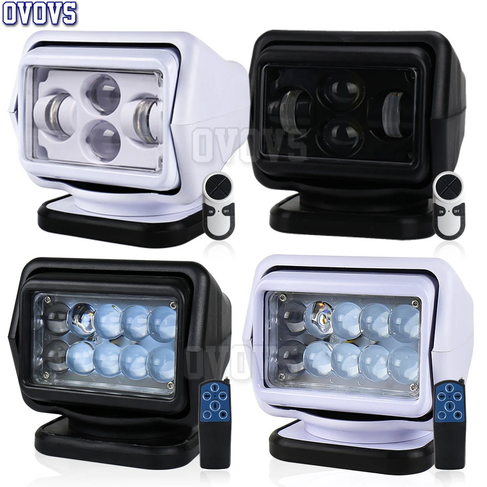 OVOVS Marine Searchlight 50W 60W Led Spotlight For Off Road Truck Yacht ...