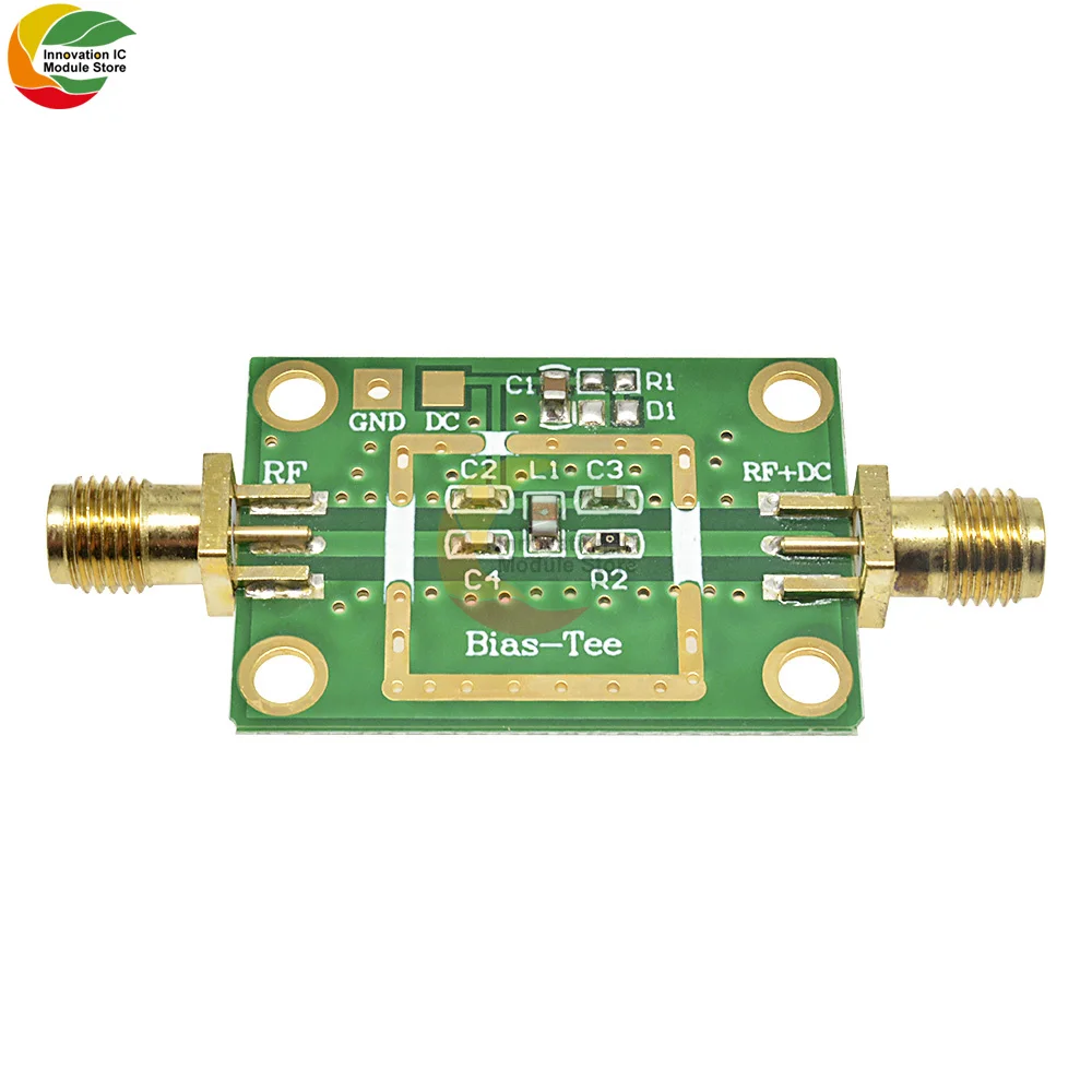 Bias Tee 10MHz-6GHz RF DC Blocker Low Noise Amplifier Broadband ...