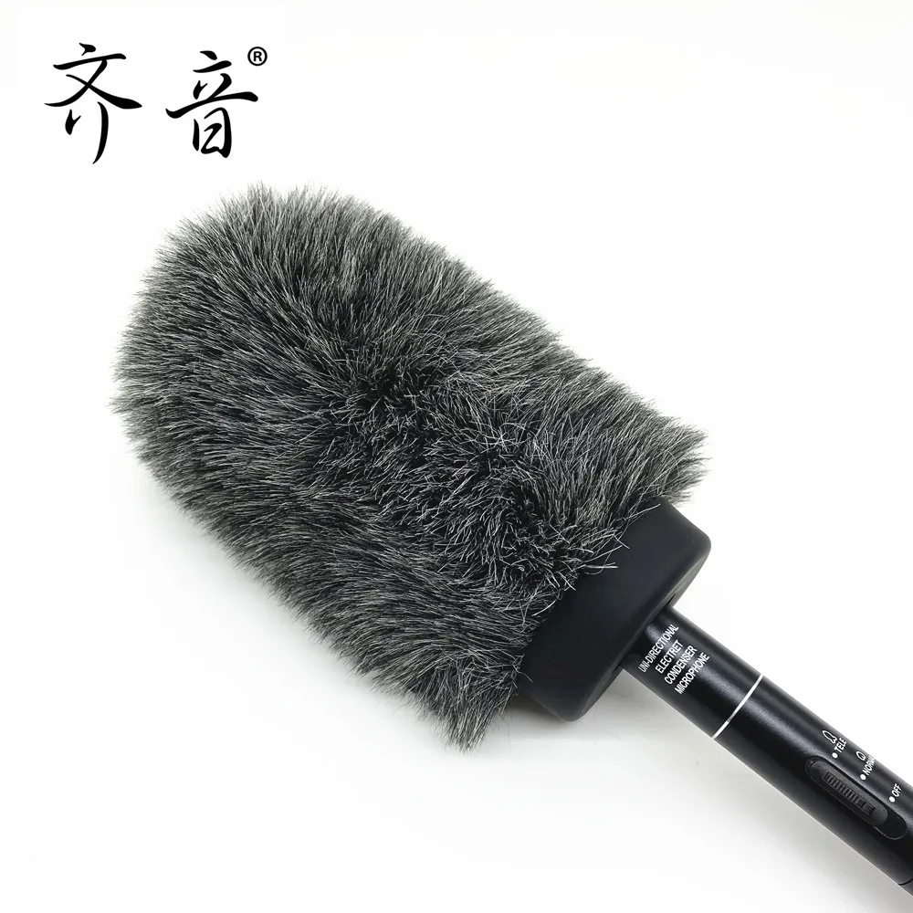 Dead cat Slip-on windshield Integral Microphones fur cover For ...