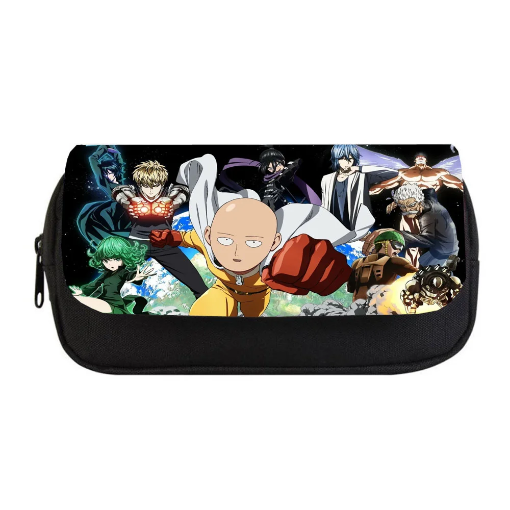 Student Pencil Case Anime One Punch-man Pencil Bag Women Makeup Bag ...