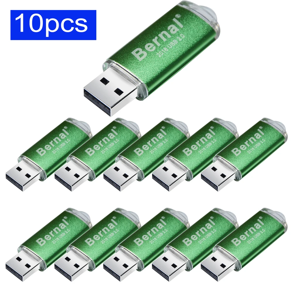 10pcs/lot Business Mini Usb Flash Drives 2gb 4gb 8gb 32gb 64gb Pen ...