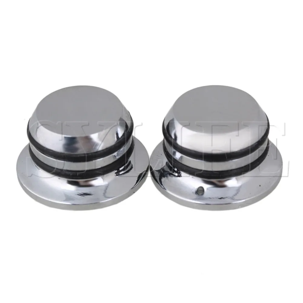 2x Guitar Bass Parts Tone Tunning TOP HAT KNOBS Metal
