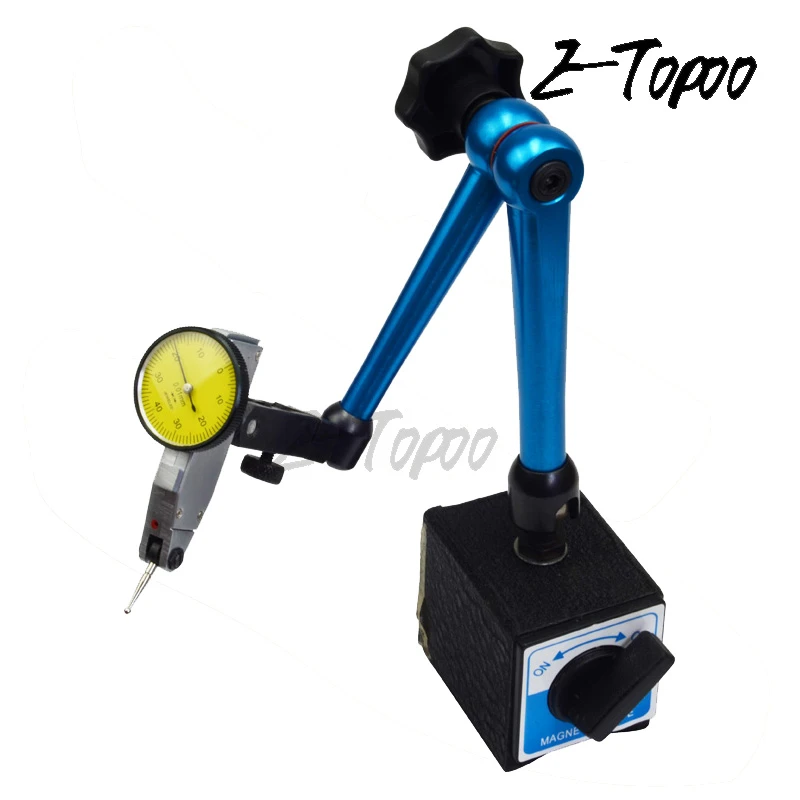 10mm Dial Indicator Magnetic Stand Base Holder 0.8mm Dial Test ...