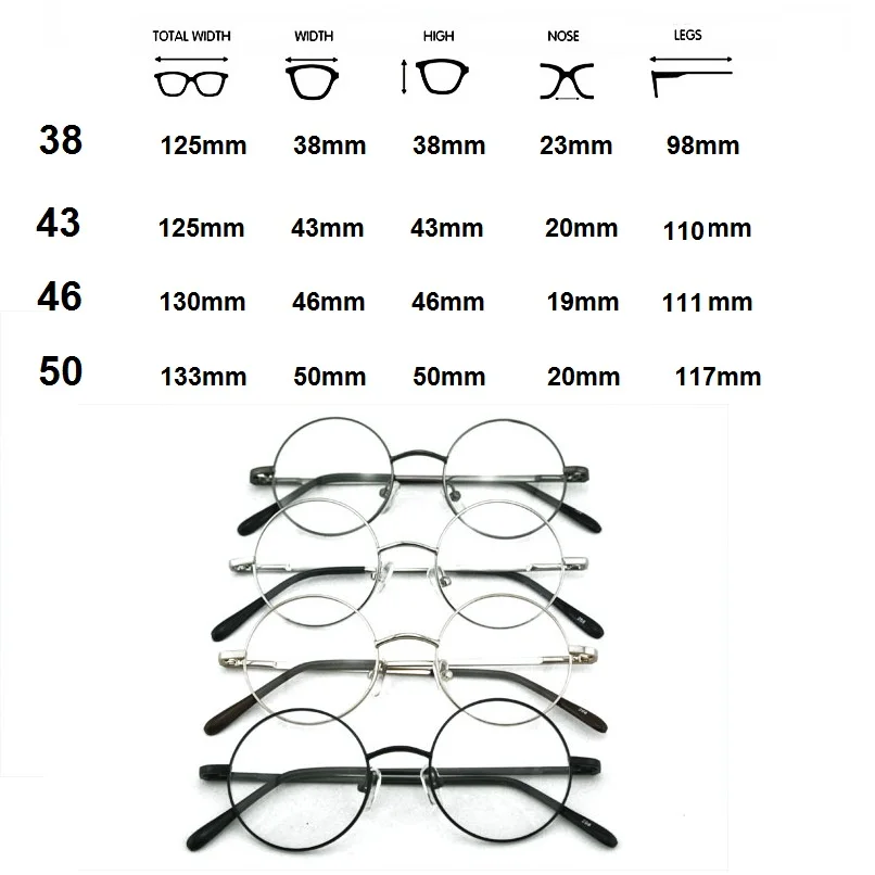 Cubojue-Small-Round-Glasses-Frames-Male-Women-Reading-Eyeglasses-Men ...