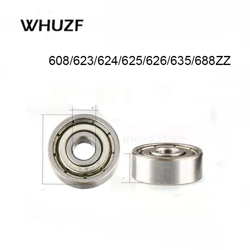 2PCS Ball Bearing 608zz 623zz 624zz 625zz 635zz 626zz 688zz 3D Printers ...