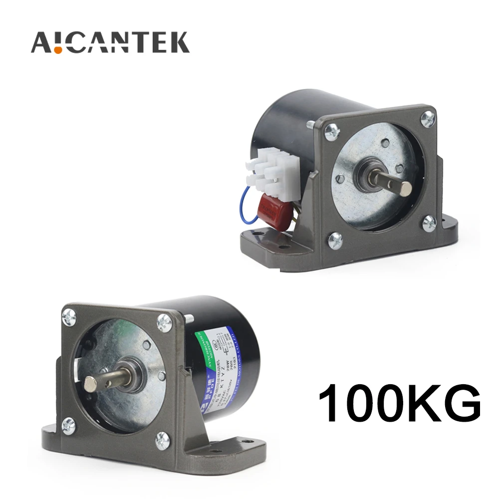 High Torque 100kg 28w Ac 220v Permanent Magnet Synchronous Motor 68ktyz ...