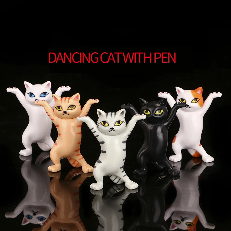 Dancing Cat Figurine | Dancing Cat Toy | Figurine 5 Cats | Enchanting ...