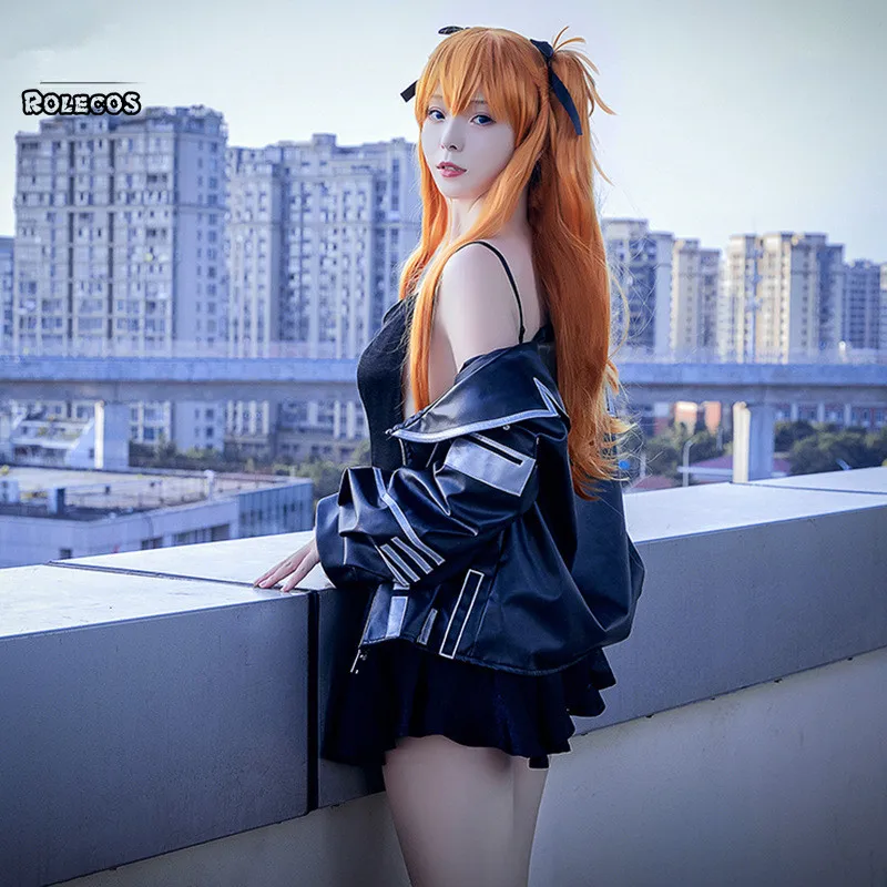 섹시한 여성 의상 EVA COS 소류 엉덩이, 수제 COS 아야나미 REI 블랙 드레스 정장, EVA 아스카 랭글리 소류 정장, 코스프레 가죽 정장| | - AliExpress