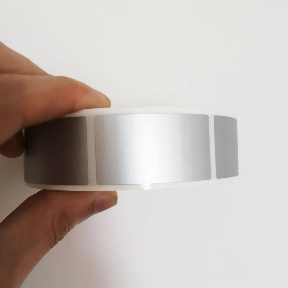 500pcs 23*42mm Silver And Gold Scratch Off Sticker , Can Use Scrape Off ...