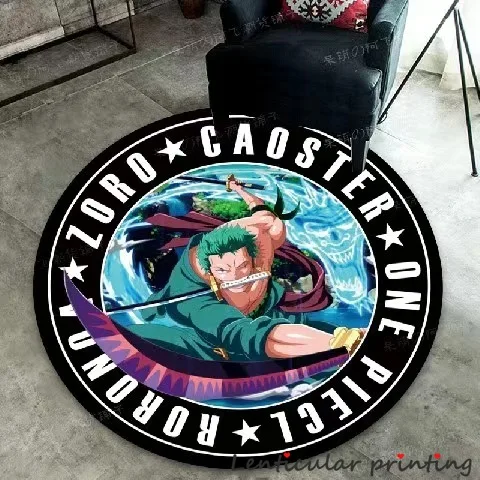 Luffy Zoro Edward Round Rug Carpet Mats | One piece Merchandise | Up to ...