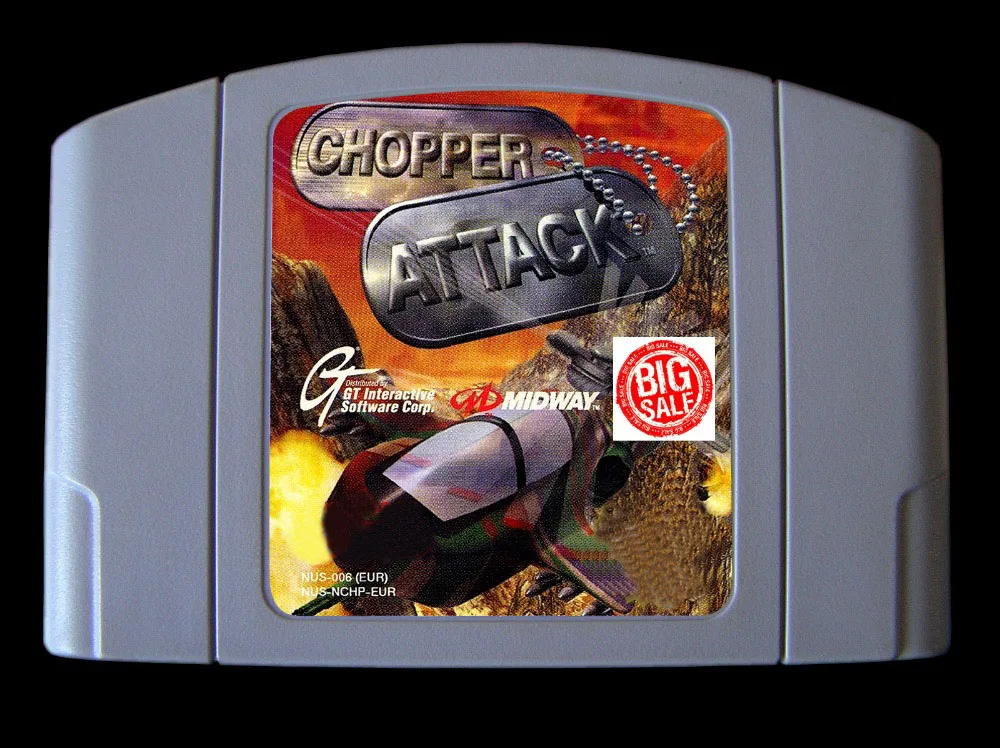 64 Bit Games ** Chopper Attack ( English PAL Version!! )|attack|attack ...