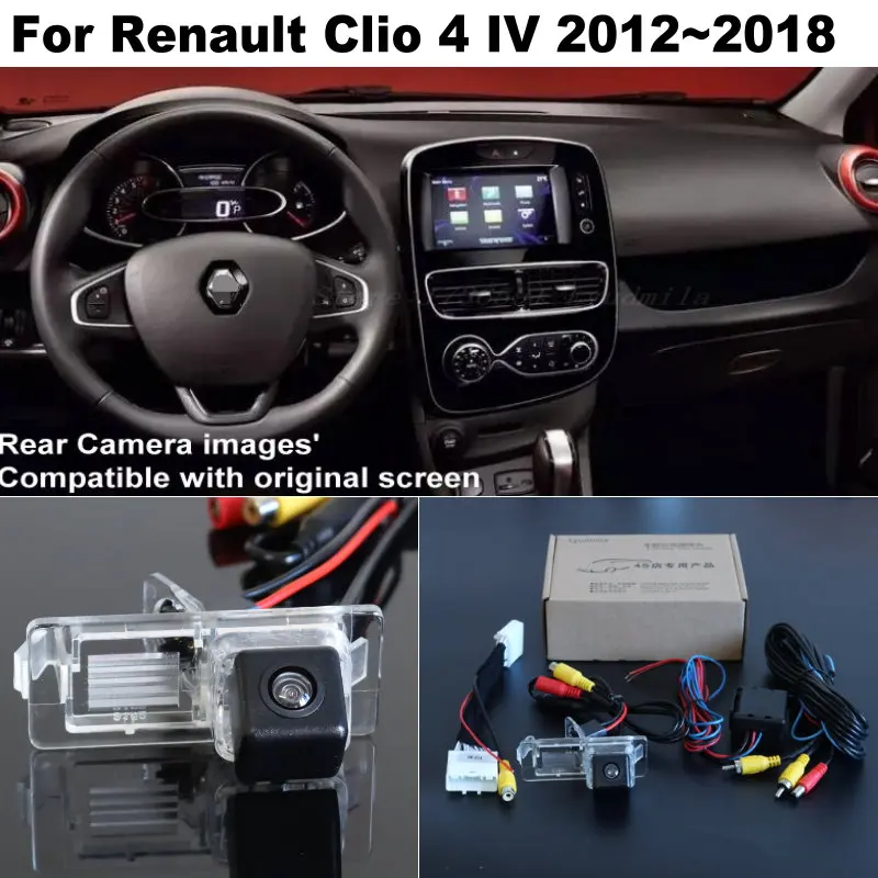 HD-Rear-View-camera-For-Renault-Clio-4-IV-2012-2013-2014-2015-2016-2017 ...