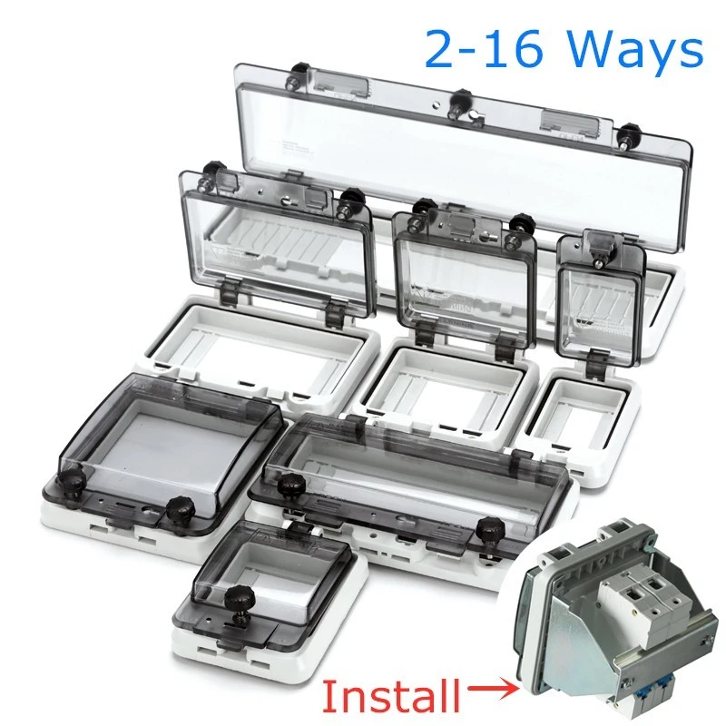 Transparent IP67 Waterproof Protective Window Cover Circuit Breaker ...