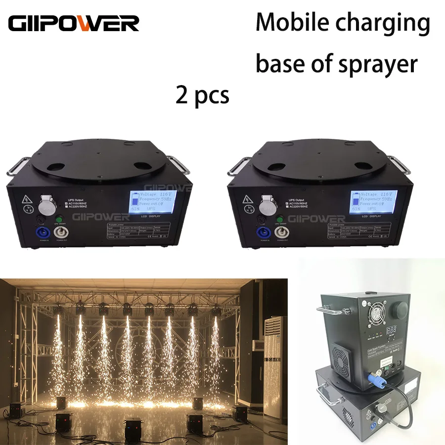 2pcs-Spark-Portable-Power-Mobile-Charging-Base-For-Cold-Spark-Machine ...