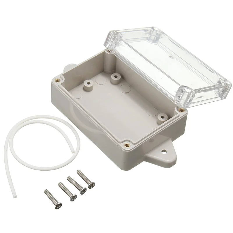 85x58x33mm Plastic Waterproof Clear Cover Project Electronic Box ...