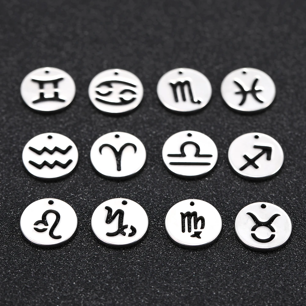 Skyrim Zodiac Floating Charm For Jewelry Making Stainless Steel Aries ...
