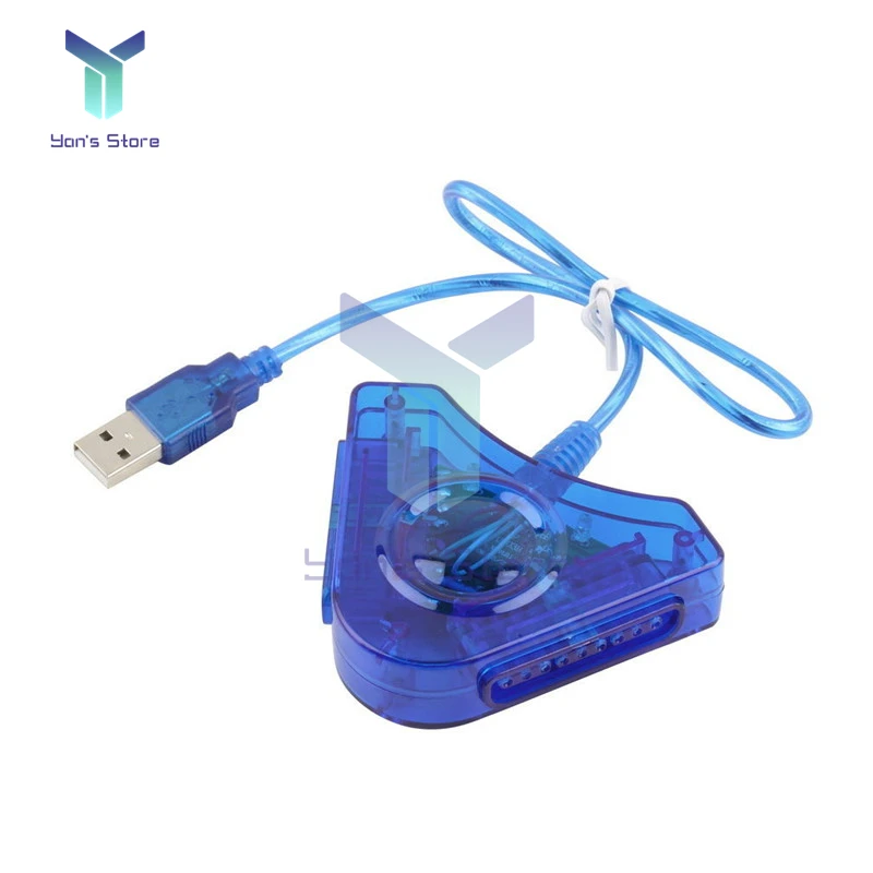 PS2-para-PC-Interface-Cabo-Adaptador-Controlador-USB-Dual-Playstation-2-USB-Joypad-Controlador ...