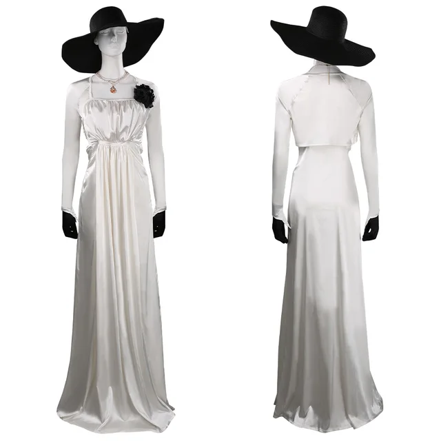 Game Resident Evil Village Alcina Dimitrescu Cosplay Costumes ...