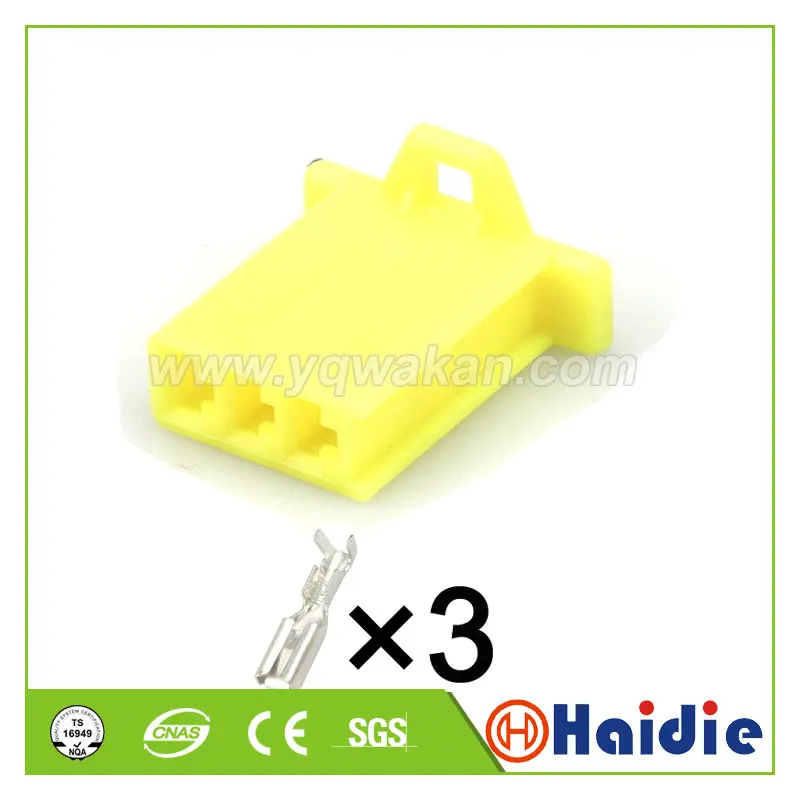 Free shipping 10sets 3pin sumitomo 2.8mm auto wire harness female ...