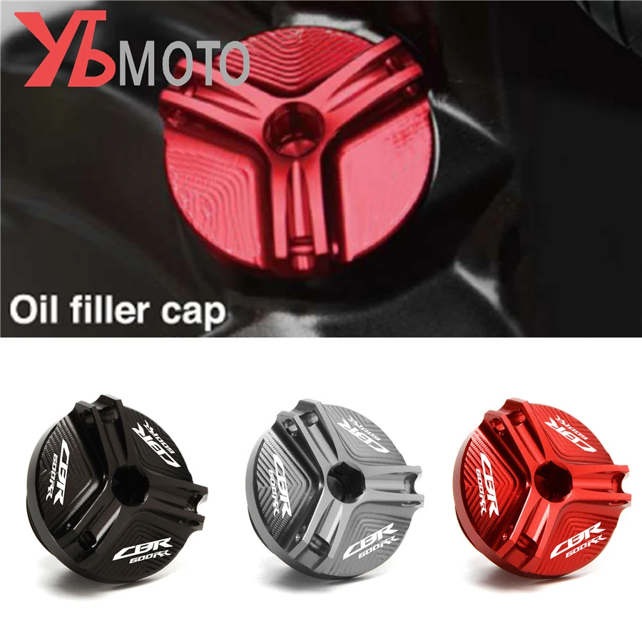 LOGO CBR600RR / CBR1000RR Motorcycle Engine Oil Filler Cap Plug Cover ...