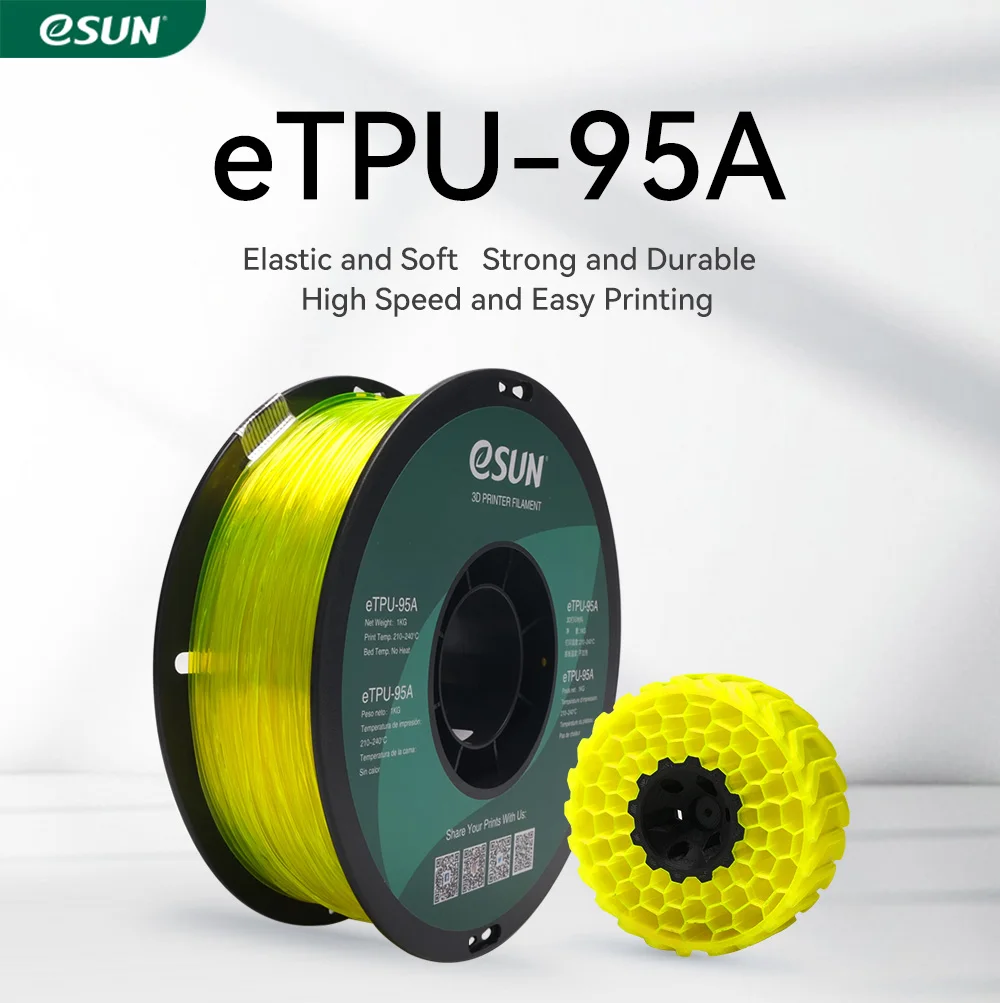Esun – Filament Tpu Flexible 1.75mm, Filament D'imprimante 3d Tpu 95a ...