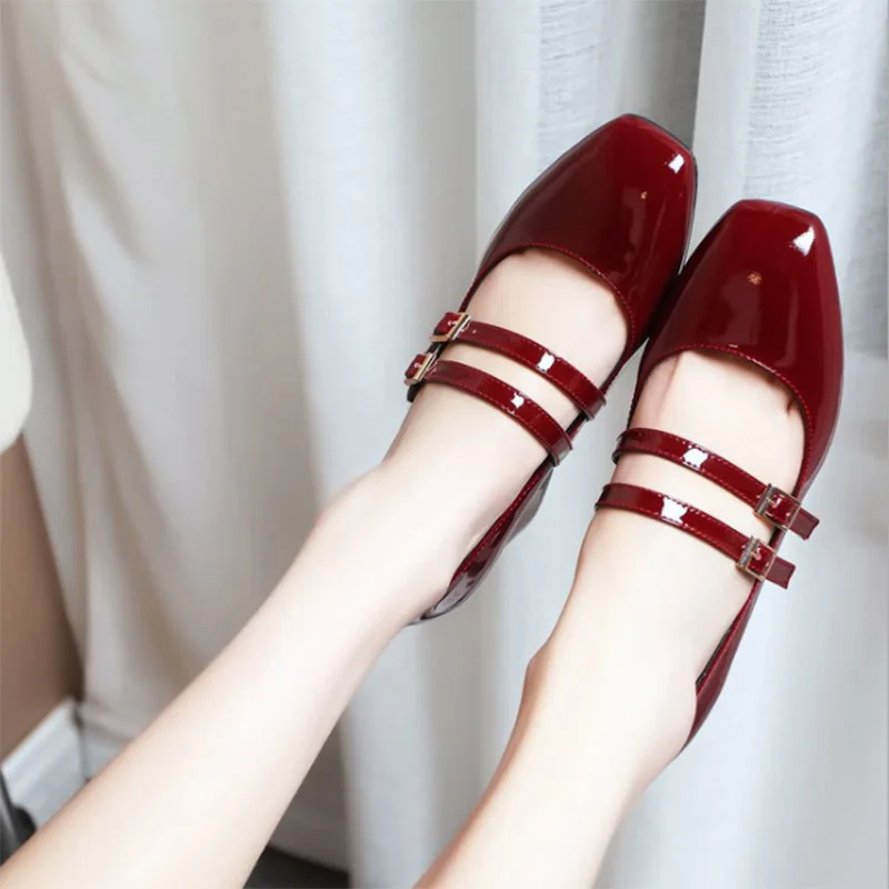 Red Mary Jane Heels