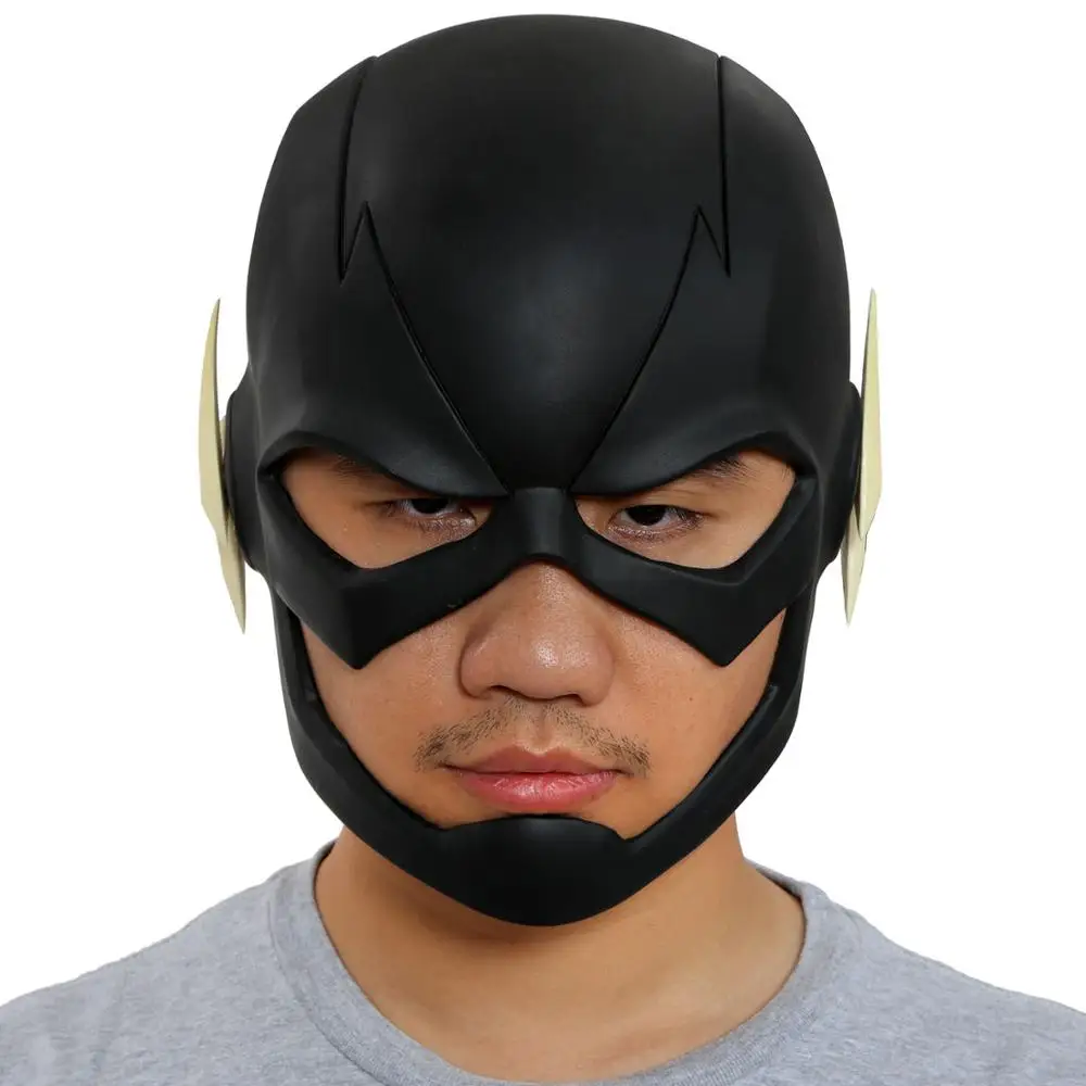 X-COSTUME The Flash Mask Flash Cosplay Helmet Resin Red Full Head Mask ...