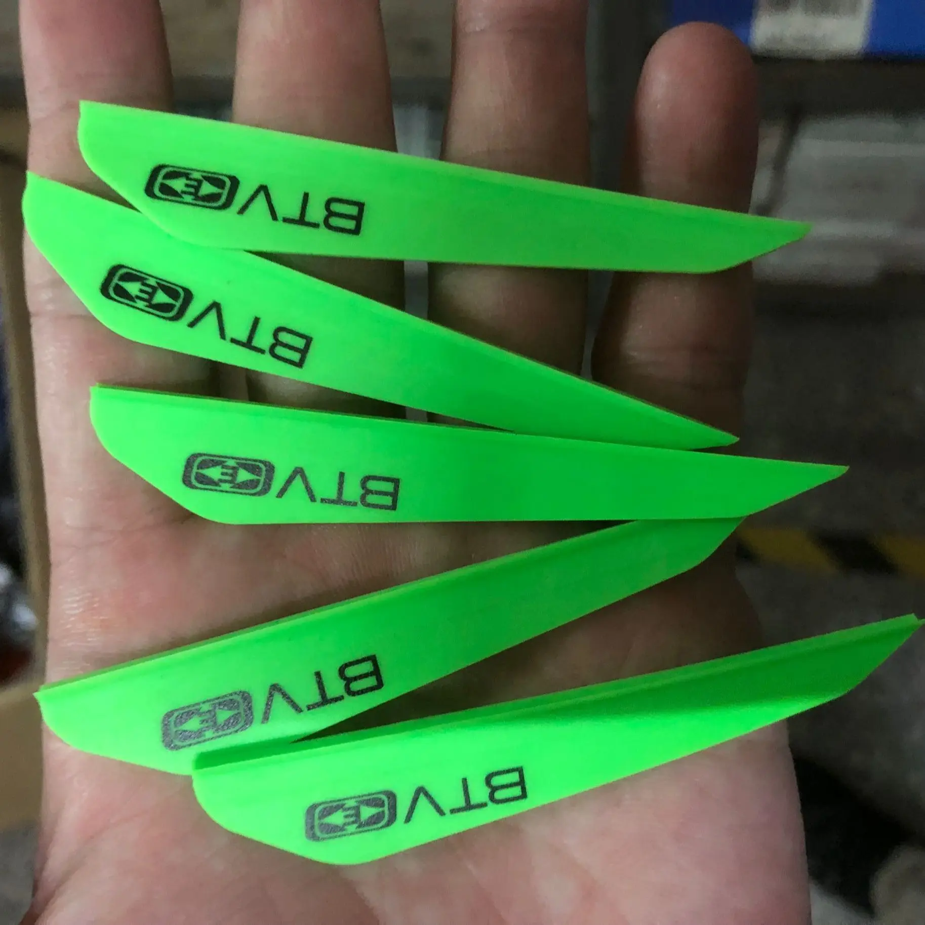 30pcs 3inch Btv Plastic Vane For Carbon Fiberglass Wood Bolts Arrows ...