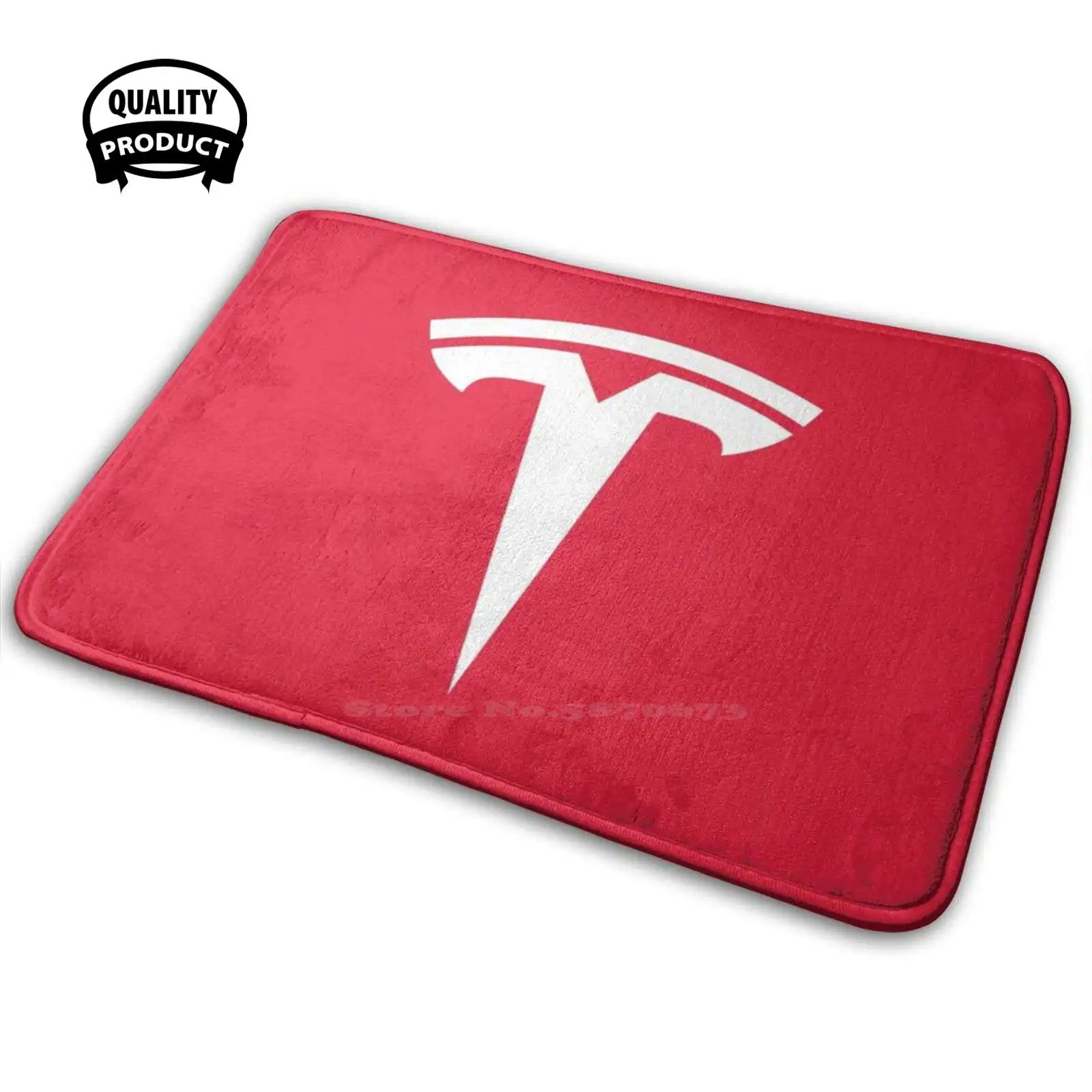 Tesla Logo Red