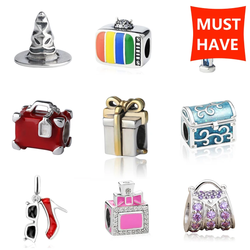 European Love Charm Original 925 Sterling Silver Charms Beads Fit ...