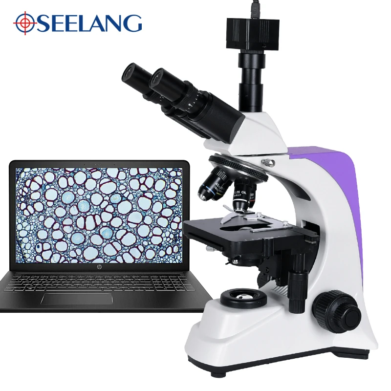 1000x 2500x Professional Biological Lab Hd Microscope Trinocular ...