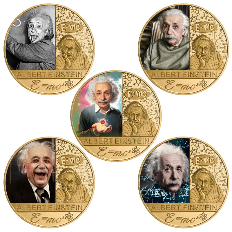 E-MC2-Famous-Physicist-Gold-Plated-Commemorative-Coins-Set-with-Coin ...