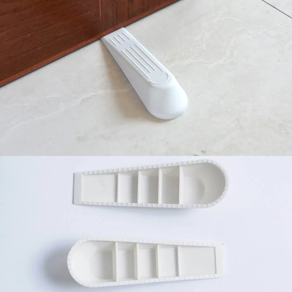 2pcs - noir - Butoir de porte en plastique antidérapant noir, tampons ...