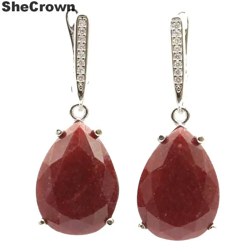 Pendant Ruby Natural Silver | Red Ruby Jewelry Pendant 925 | New 925 ...