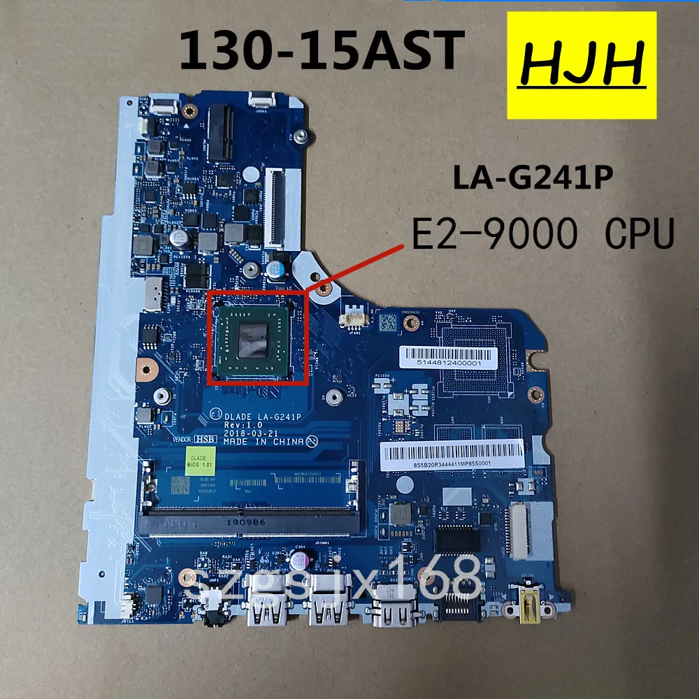For Lenovo Ideapad 130-15AST Laptop Motherboard With AMD E2-9000 CPU ...