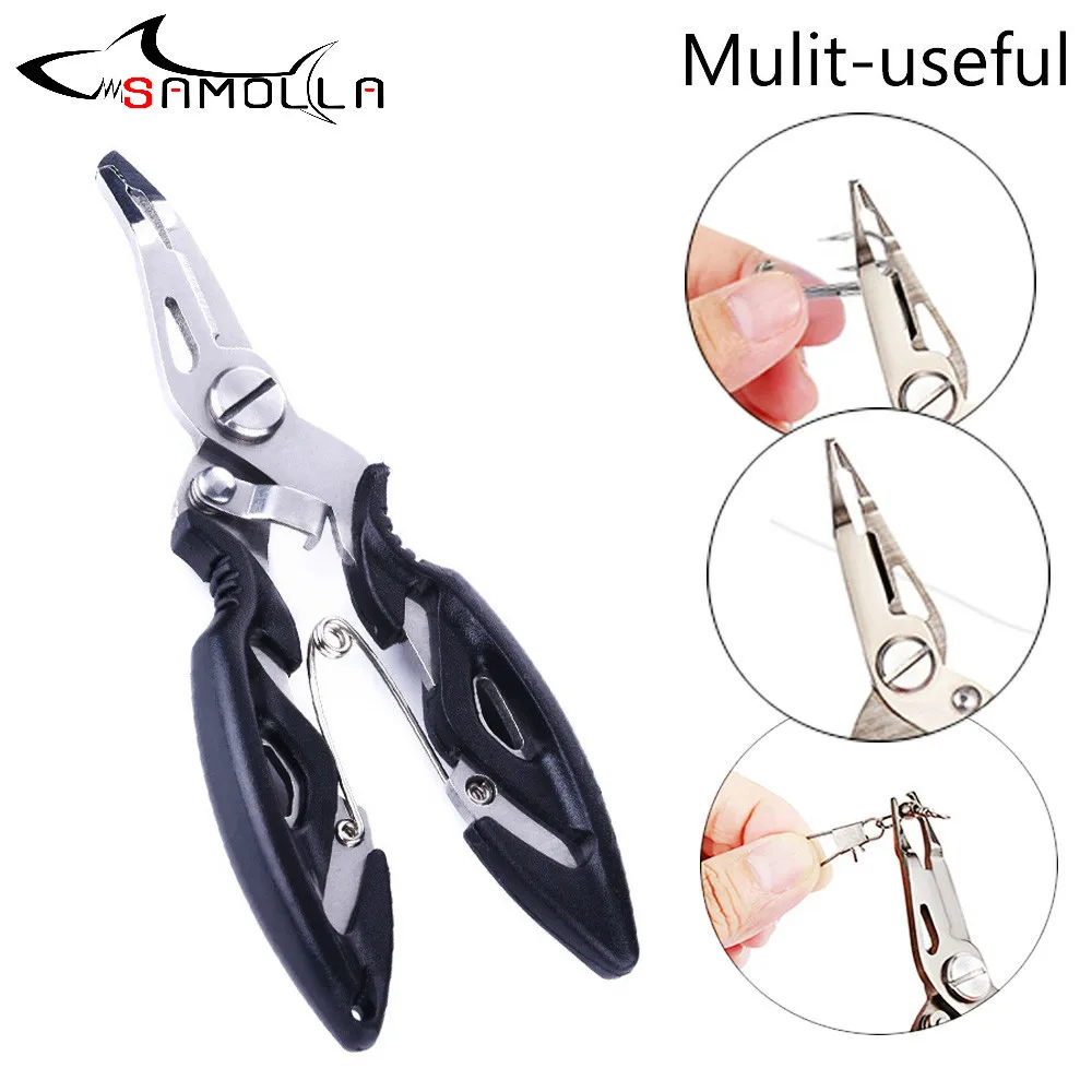 Fishing-Plier-Scissor-Braid-Line-Lure-Cutter-Hook-Remover-Tackle-Tool ...