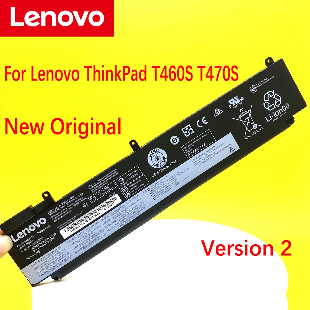 NEW Original Lenovo ThinkPad T460S T470S Series 00HW022 00HW023 ...
