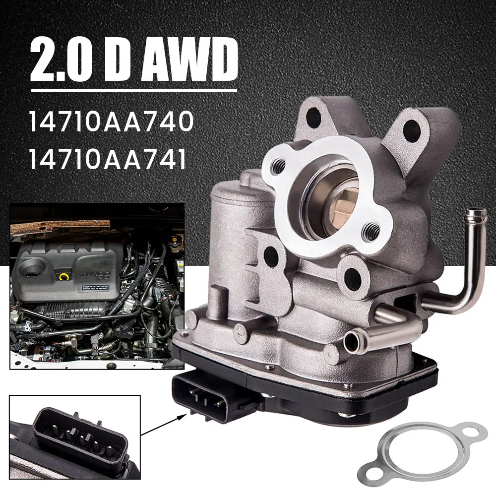 EGR Valve 14710AA741 AGR for Subaru Legacy V MK V 2009 2014 Estate 2.0 ...