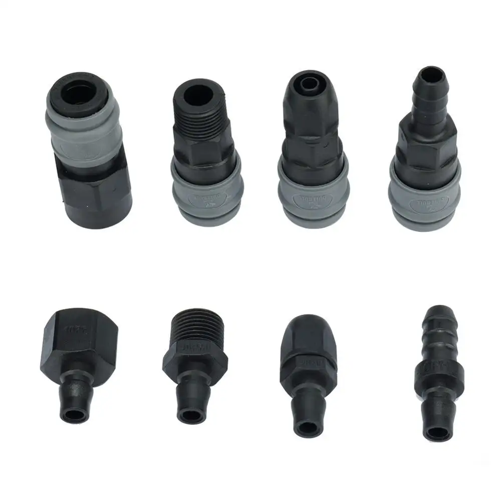 Plastic Steel C type Pneumatic Fittings PU Tube Quick Connector Self ...