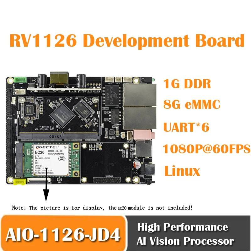 Core-1126-jd4 High-performance Ai Vision Core Board, Rv1126 Mini Pc ...