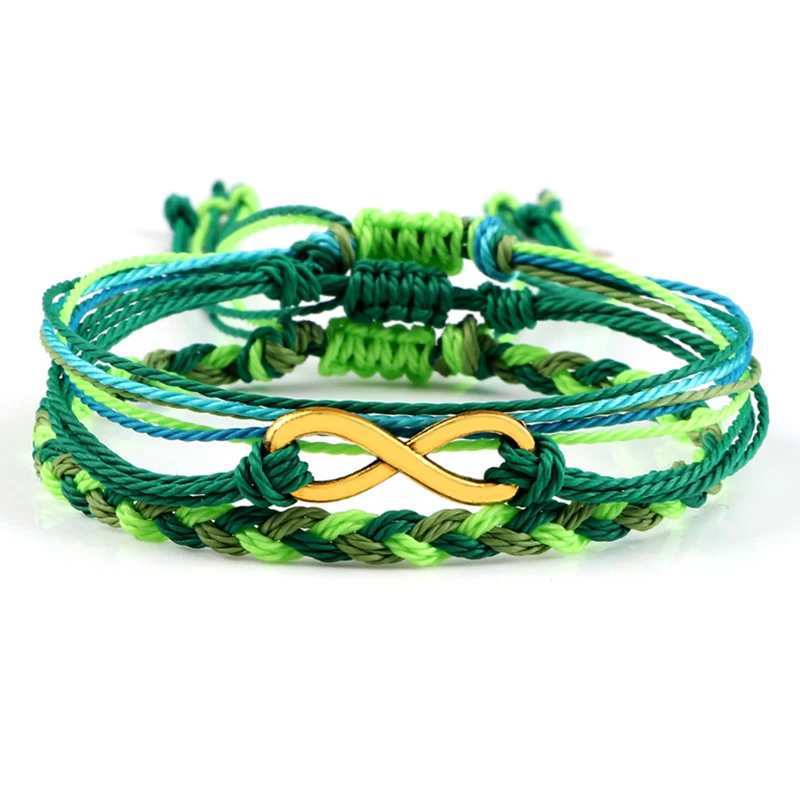 3pcs-Women-Lucky-String-Bracelet-Life-Tree-Infinity-OM-Symbol-Wave ...