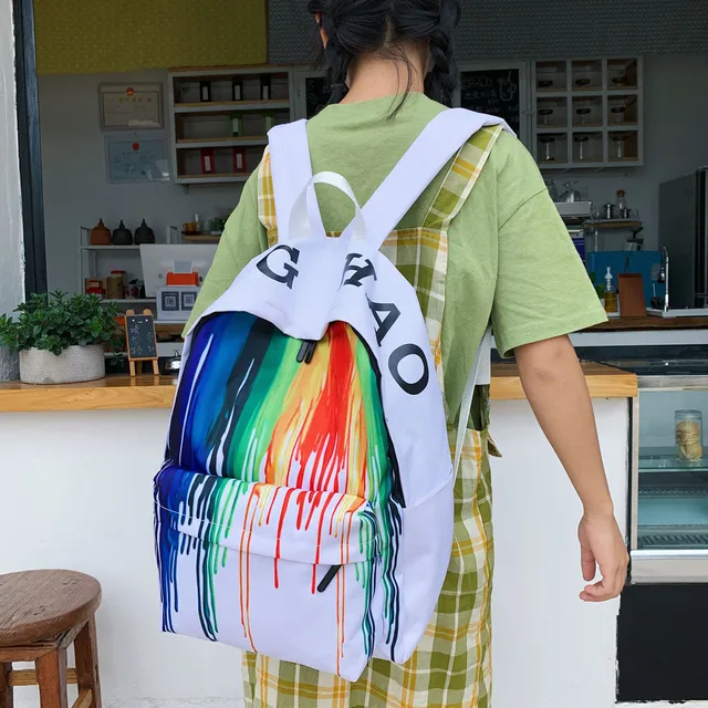 Rainbow Pride Dripping Paint Backpack (Various Colors) - Queerks™