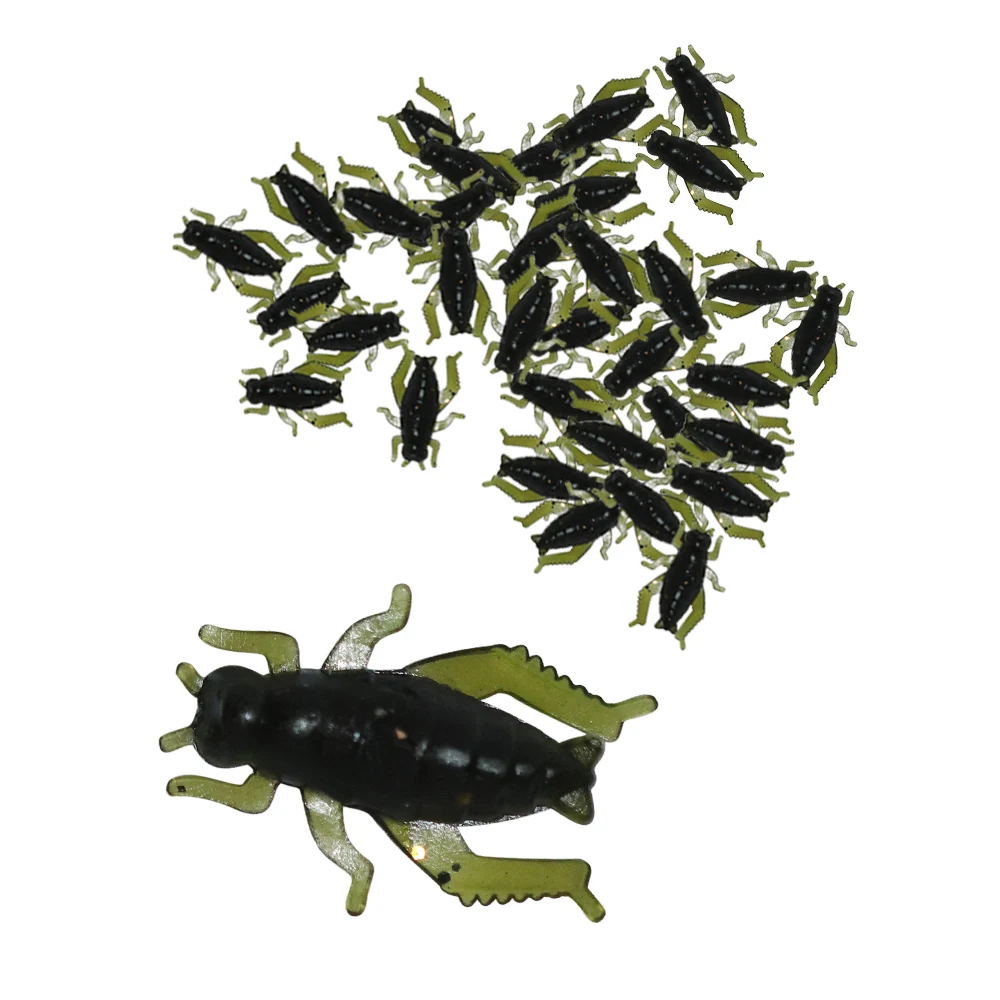 20Pcs/Lot Floating Cricket Artificial Fishing Lures Ocean Wobblers ...