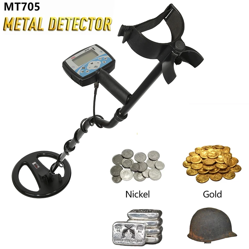 Mt705 Metal Detector Portable Underground All Metal Detector 270mm ...