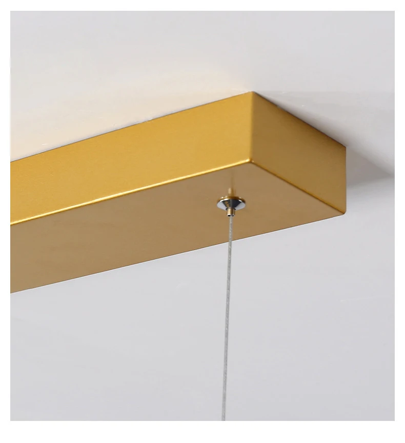 Solis - Modern Rectangle LED Pendant Lights - Luna Light Studios ...